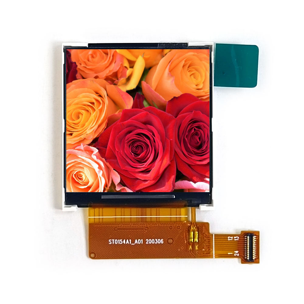 1.54 inch Square TFT LCD Module (240 x 240) [ST0154A1W-RSLW-C] – Santek ...